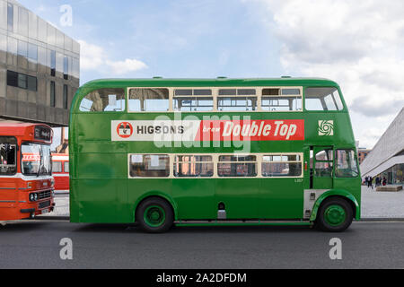 Old Liverpool Transport double decker green Crosville bus giving ...
