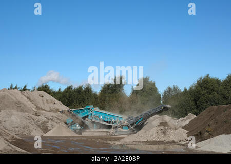 Industrial aggregate production machine example Stock Photo - Alamy