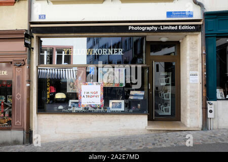 A view of Yellow Korner, a gallery for limited edition photographs ...