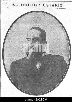 El doctor Ustariz, por Compañy (cropped Stock Photo - Alamy