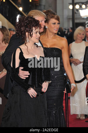 Helena Bonham Carter, Donald Trump, Melania Trump at arrivals for The ...