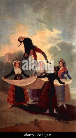 Francisco de Goya - El Pelele (The Strawman Stock Photo - Alamy