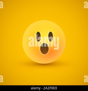 Surprised-1 vector icon. Modern vector illustration concepts. Easy to ...