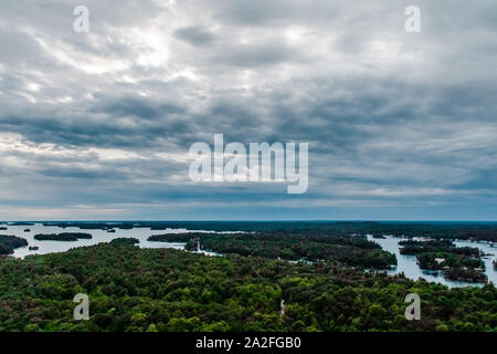Kingston Ontario Canada. The Thousand Islands in the Saint Lawrence ...