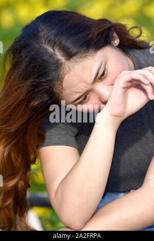 A Crying Adult Female Stock Photo - Alamy