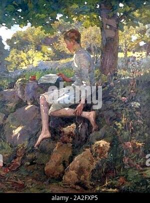 Elizabeth Adela Forbes’ 'The Half Holiday' portrays a serene outdoor ...