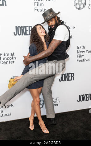 Bethany Gerber and DeAndre Jordan attend screening of "Joker" during ...