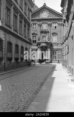 Ein Ausflug nach Liegnitz, Deutsches Reich 1930er Jahre. A trip to ...