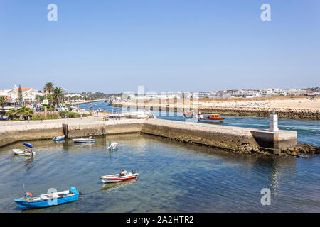 Lagos harbour, the Algarve, Portugal Stock Photo - Alamy