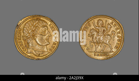Roman gold coin of Emperor Constantine Stock Photo - Alamy