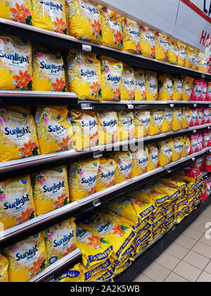 Washing Powder aisle in a Pick n Pay supermarket, South Africa Stock ...