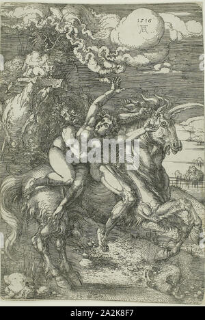 Abduction of Proserpine on a Unicorn 1516 by Albrecht Durer Stock Photo ...