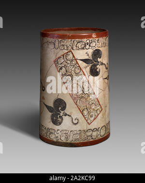 Ah Maxam. Water-Lily Vessel, Vase of the Water Lilies. 700 AD-850 AD ...