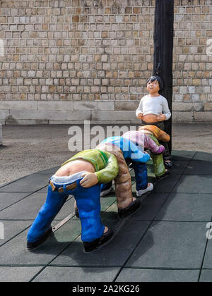 School children playing game outdoors Johannesburg Gauteng South Africa ...