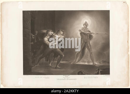 Hamlet, Horatio, Marcellus, and the Ghost in front of the Palace of ...
