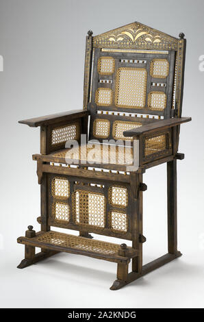 Swahili. Chair (Kiti Cha Enzi). 1801–1900. Kenya. Wood, ivory, and ...