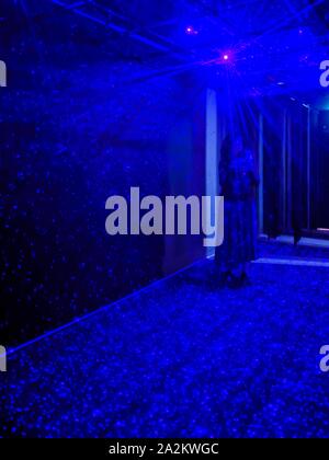 3D wall art that projected to the entire room Stock Photo - Alamy