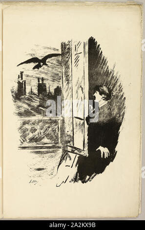 Édouard Manet. At the window ( Open here I flung the shutter... ), from ...