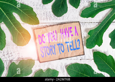 Writing note showing Tell Your Story. Business concept for Share your ...