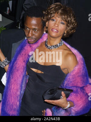 Bobby Brown, Whitney Houston, 2001, Photo By John Barrett/PHOTOlink Stock Photo - Alamy
