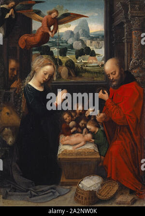 The Nativity 1520 Adriaen Isenbrant 1480-1551 Dutch Belgian Belgium ...
