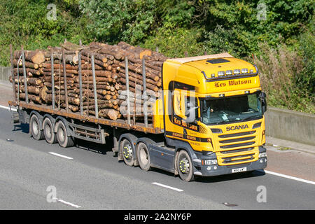 Les Watson Haulage delivery trucks, timber lorry, transportation, truck ...