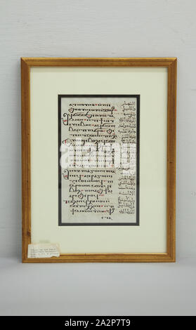 Manuscript Manuscript, 17th century. Ink on paper, 8 x 12 3/4 in. (20.3 ...