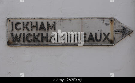 An old pre-Worboys directional road sign still in situ on the ...