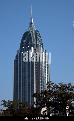 RSA TOWER BATTLE HOUSE BUILDING DOWNTOWN SKYLINE MOBILE ALABAMA USA ...