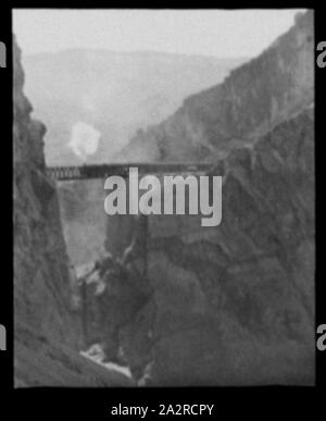 Railroad bridge across Chappa Rift LCCN2004707683 Stock Photo - Alamy