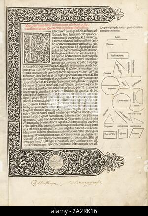 Page from Euclid Opus Elementorum, Oxford, 1806 Stock Photo - Alamy