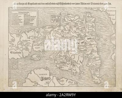 Map of Scotland in the 16th century Stock Photo - Alamy