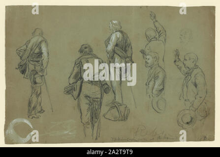 Rebs taking the oath at Richmond, 1865 April-May, drawing, 1862-1865 ...