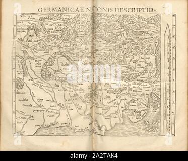 MAP OF GERMANY IN THE 16TH CENTURY Stock Photo - Alamy