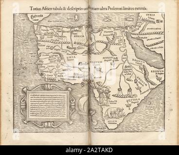 16th century Map of Africa Stock Photo - Alamy