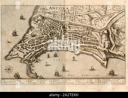 Ancona Italy map Stock Photo - Alamy