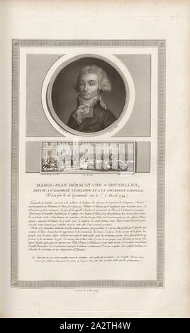 Marie-Jean Herault de Sechelles (1759-1794), French judge and ...