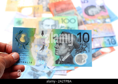 New and old Australian currency notes Stock Photo - Alamy