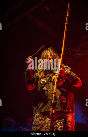 Milan, Italy. 5 December 2017. Brasilian band Cavalera Conspiracy with ...