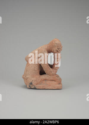 hunched figure, Jenne culture, 15th-18th century, terra-cotta, 8-5/8 x ...