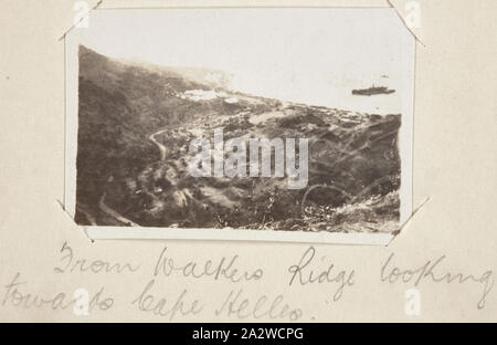 Photograph - 'Cape Helles', Gallipoli, Private John Lord, World War I ...