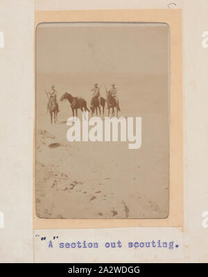 Photograph - 'A Section Out Scouting', Egypt, Trooper G.S. Millar ...