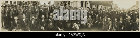 Photograph - Anzac Day Marchers, Melbourne, circa 1930s, Panoramic ...