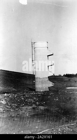Negative - Spring Gully, Victoria, circa 1935, The completed water ...