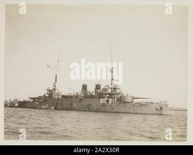 World War I - The French battleship 'Bouvet' sinking near gallipoli ...