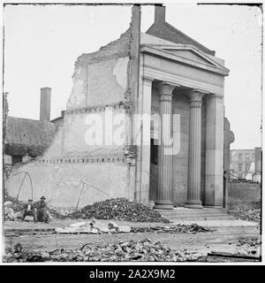 Drewry's Bluff, Virginia. View of Confederate Fort Darling and ...