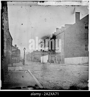 Richmond, Virginia. Castle Thunder (prison) on Cary street, Civil War ...