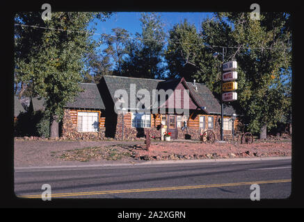 Rock Log Motel, Glendive, Montana Stock Photo - Alamy