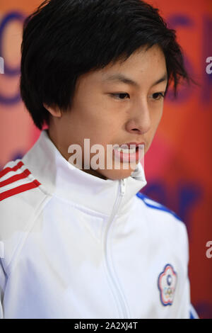 Fang-Yi LIN from Taipei, perform in short program at ISU Junior Grand ...