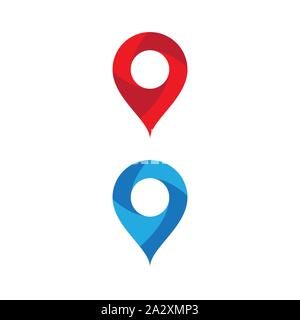 Location Point Icon Vector Illustration Stock Vector Image & Art - Alamy